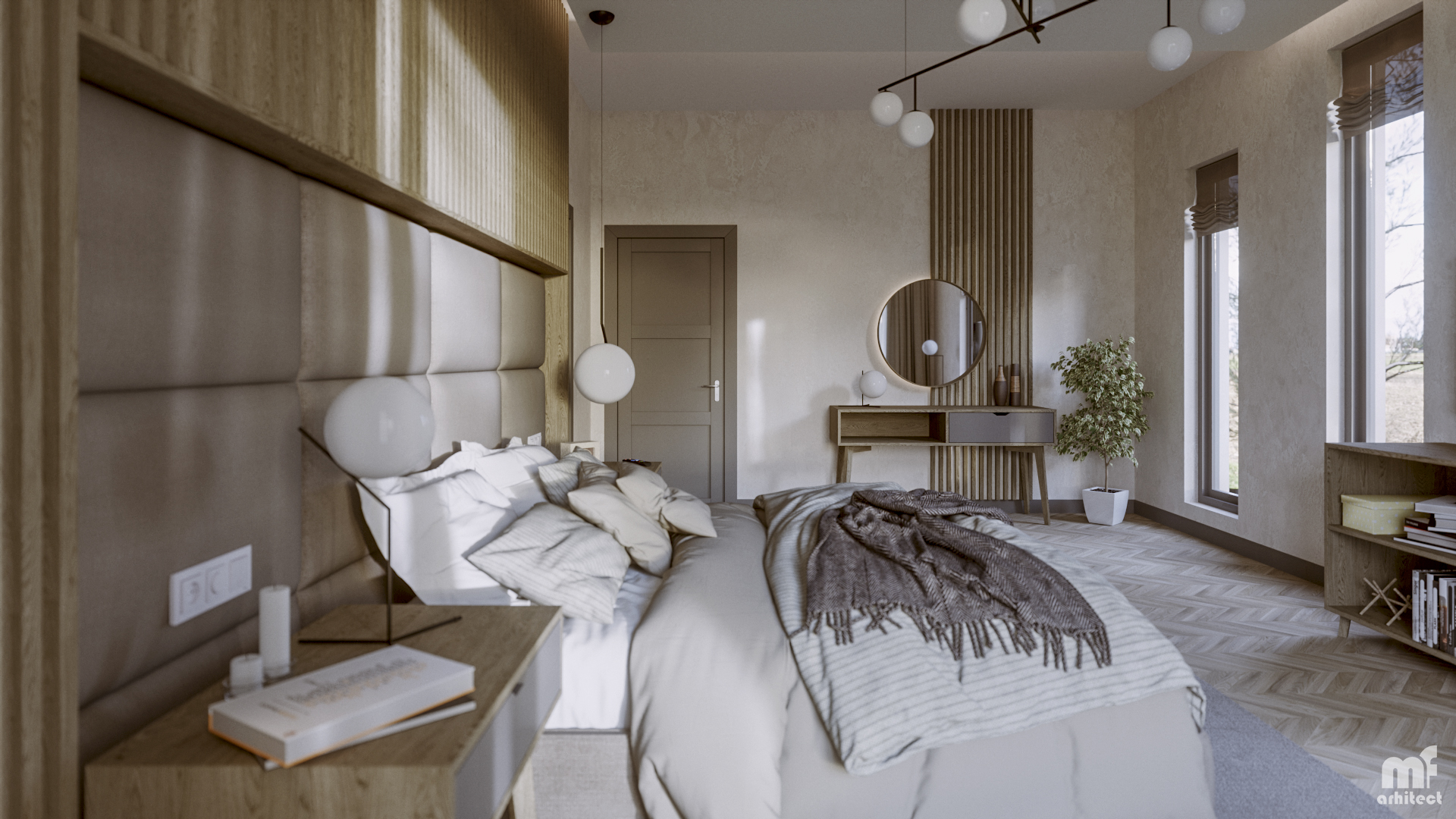 Arhitectura Amenajare Dormitor proiect Design lux