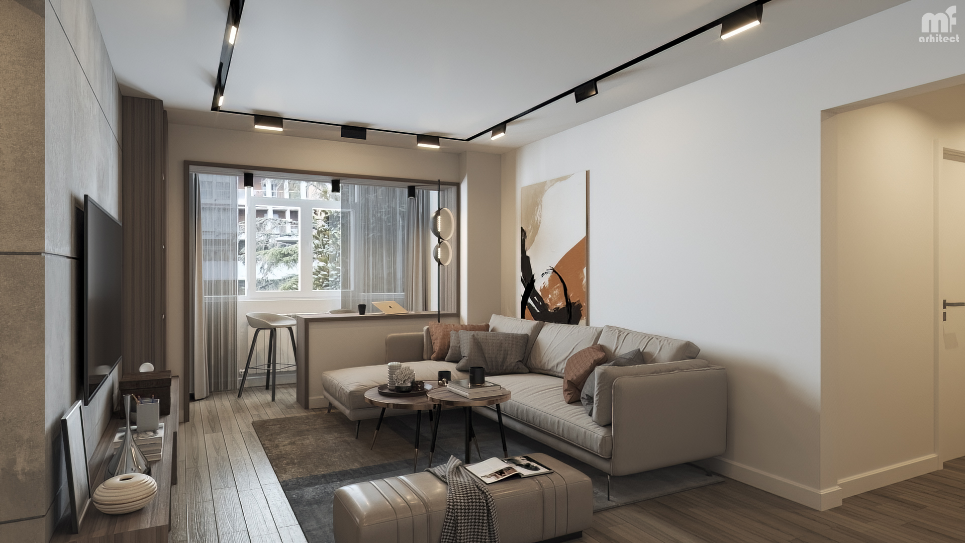 Arhitectura Amenajare Living proiect Design interior lux