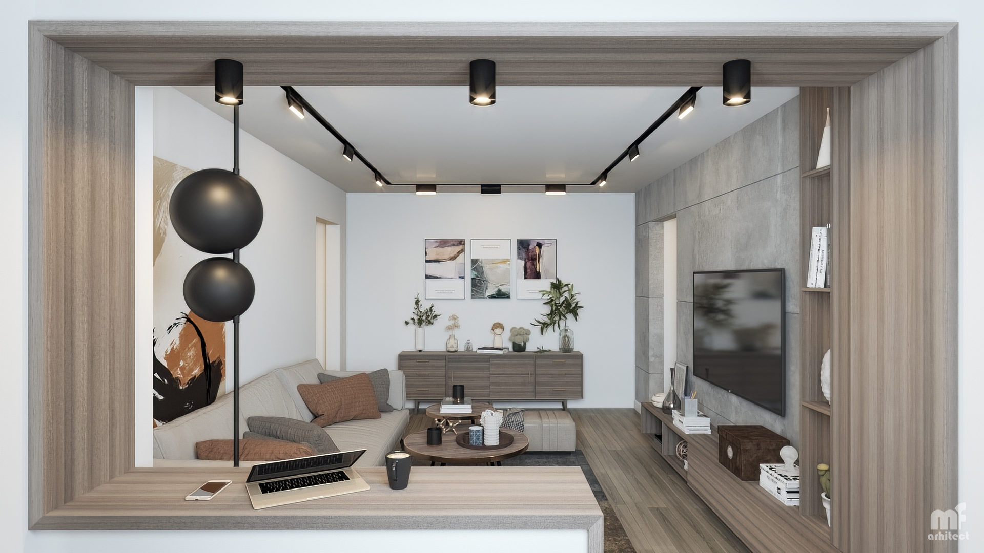 Arhitectura Amenajare Living proiect Design interior lux